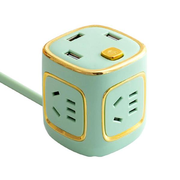 Rubik's Cube Vertical Socket With Multi-functional USB Panel And ...