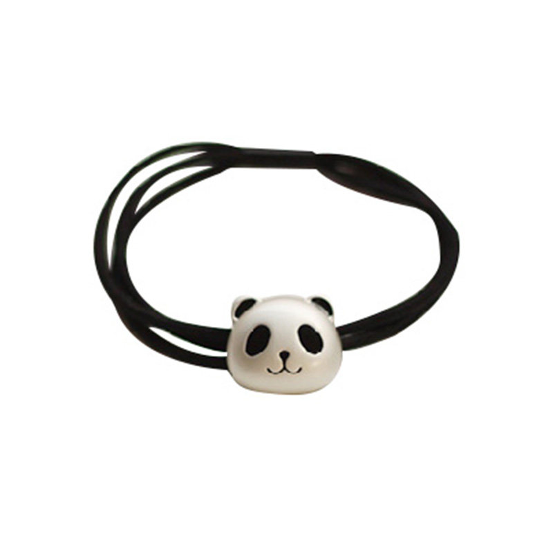 Panda Control Matt Color Rubber Band Hair Accessories - Cute and Simple ...