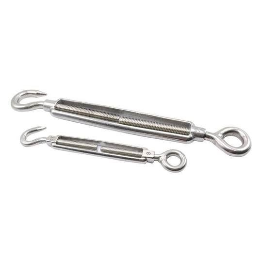 Stainless Steel 304 Turnbuckle Screw Wire Rope Tightener - Open Body ...