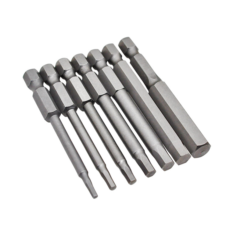 High-Strength S2 Steel Extended Inner Hexagonal Bit - Magnetically ...