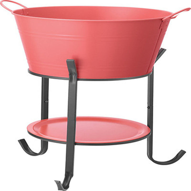 Metal Champagne Bucket - Retro European Style Ice Bucket