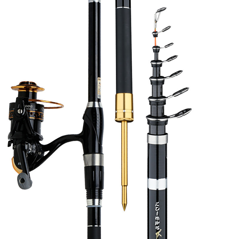 Wolf King Fishing Rod Set | Soft Tail Rocky Pole for Sea Fishing