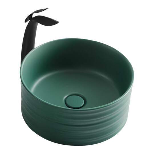German Relief Art Basin - Round Ceramic Wash Basin - Creative Design