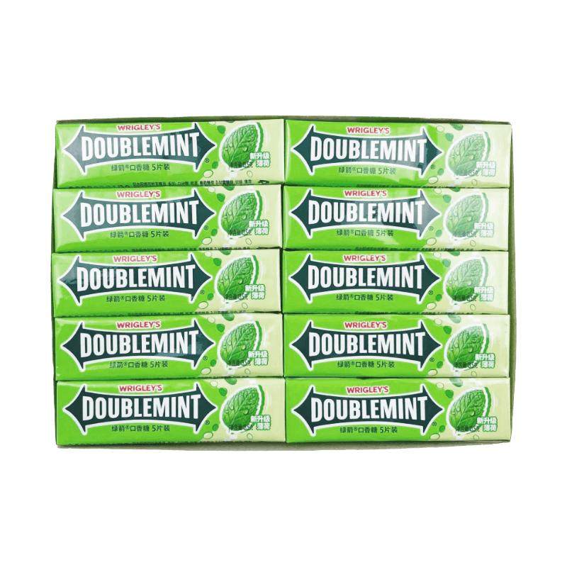 Wrigley's Doublemint Green Arrow Gommes en Bande - Menthe Fraîche, 270g