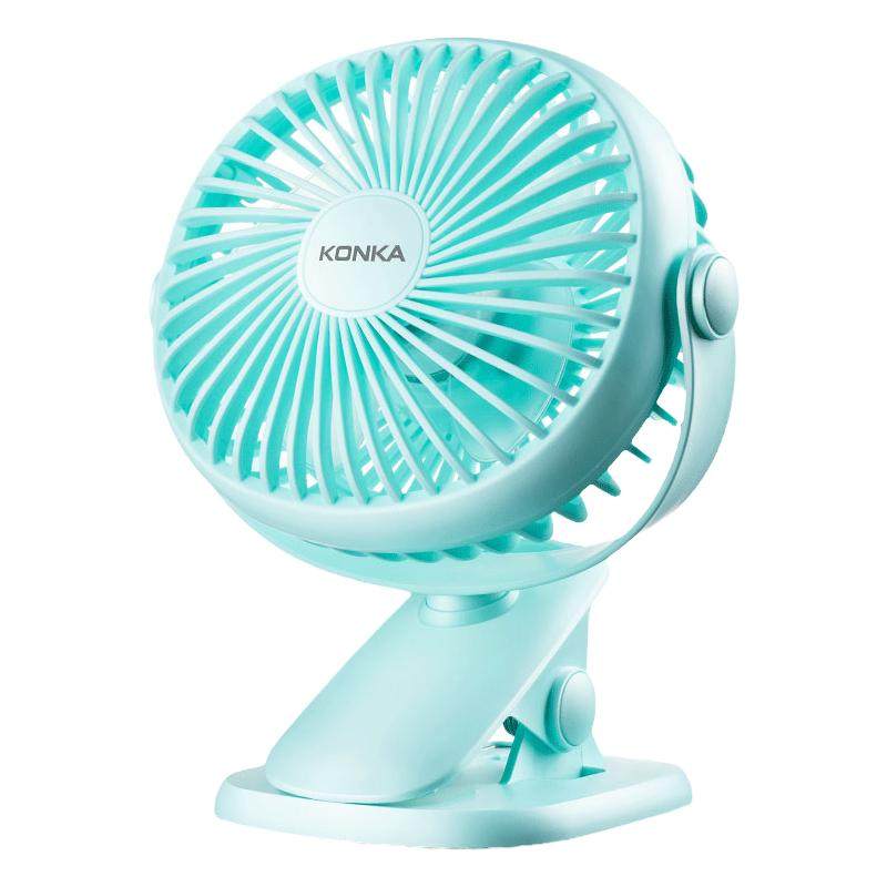 Konka USB Mini Fan - Desk Clamp Fan for Office, Dorm