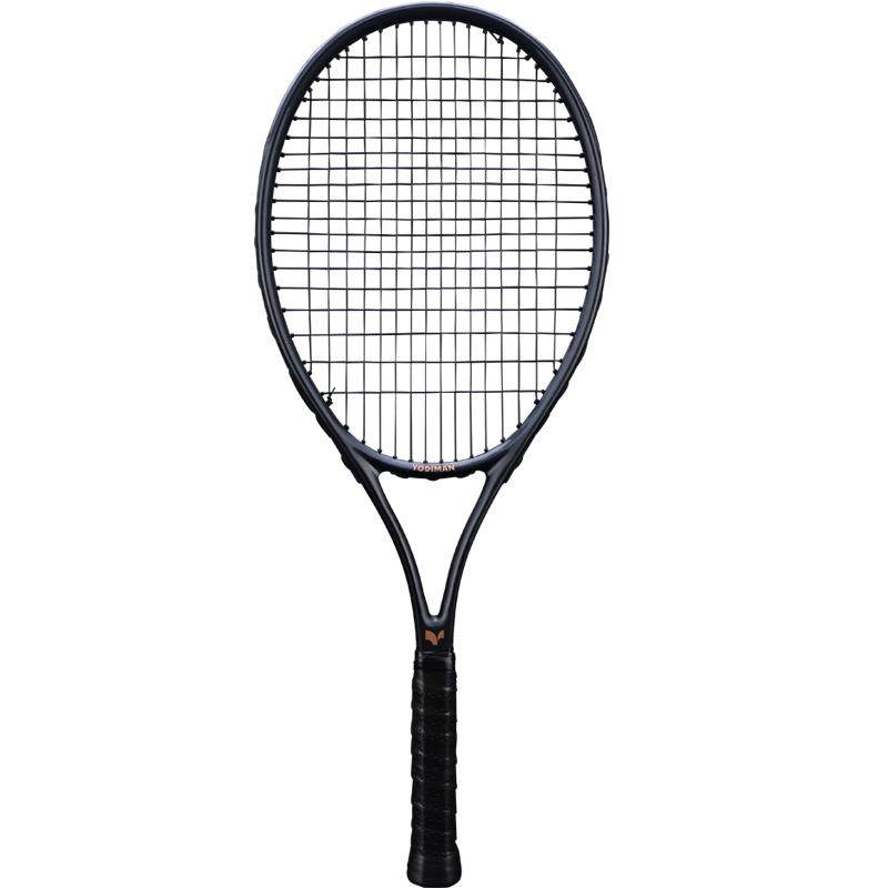 Professional Tennis Racket - Ultra-Light Carbon One-Piece Small Black ...
