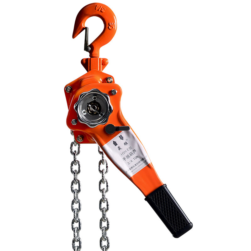 รอกมือ shengdiao 1t 2t 3 ตันยก inverted chain manual crane plate tightener