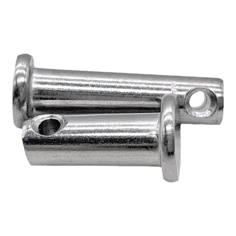 304 Stainless Steel Pin - GB882 Flat Head with Hole, M2-M12