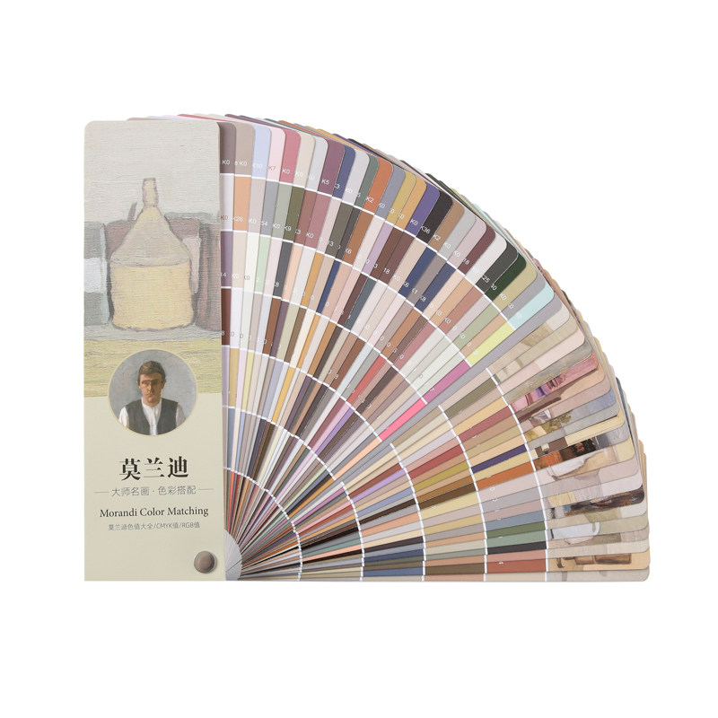 2023 morandi color card | sisustussuunnittelijan värimalli