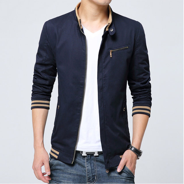 Spring and autumn men's casual jacket outer jackets, cotton cotton ...