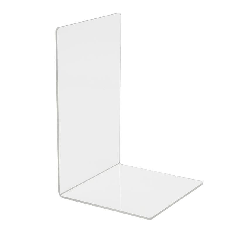 Acrylic Frosted Bookshelf - L-Shaped Display Rack for Libraries ...
