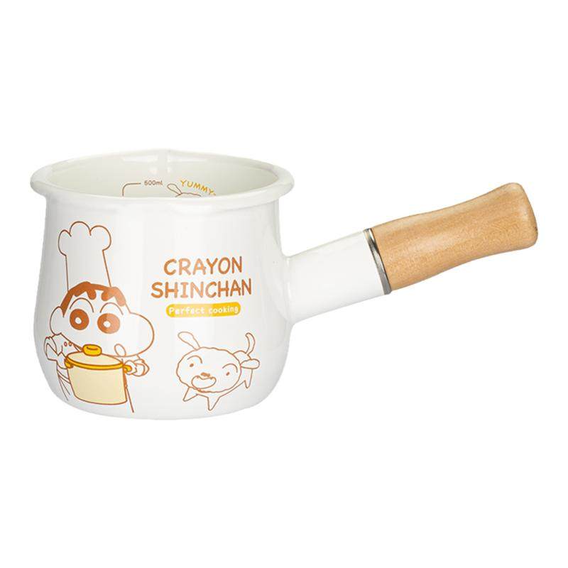 Enamel Milk Pot - 10cm Mini Baby Food Cooker