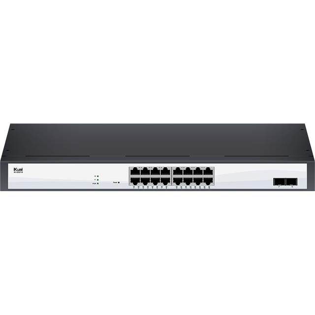 iKuai 18-port/26-port Gigabit Layer 2 managed switch router network ...
