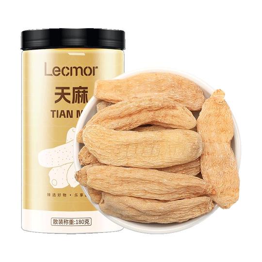 Lecmor Gastrodia Elata 180g x 3 - Authentic Dried Tablets