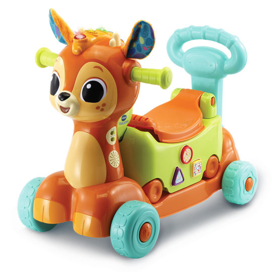 VTech 4-in-1 Deer Scooter Children's Scooter Boy Toy Fairy Tale Deer ...