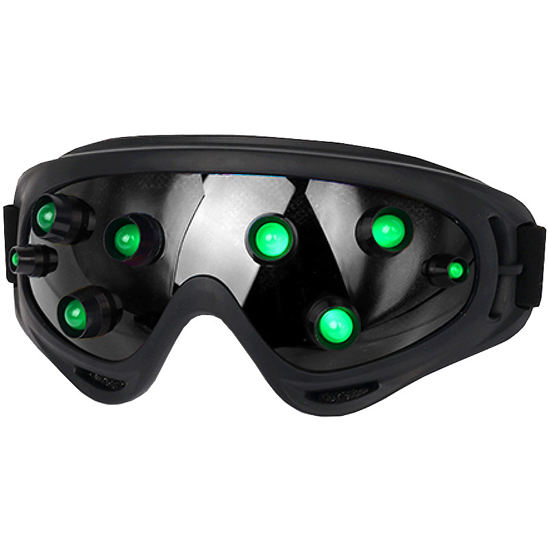 Cyberpunk Sci-Fi Mask - Glowing Mechanical Face Mask - Cosplay Costume Prop