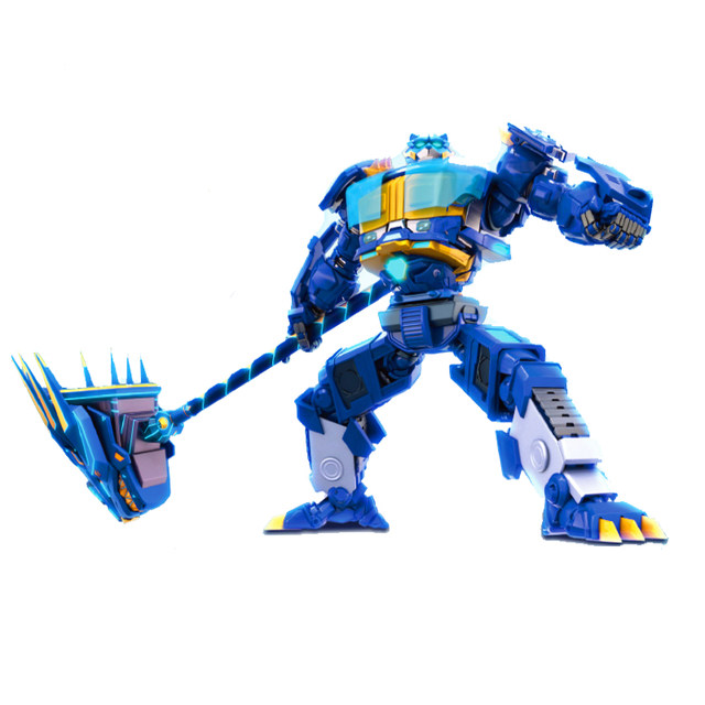 Weiyida Cosmic Guard's Super Dinosaur Team Transformed Toys Rainbow ...