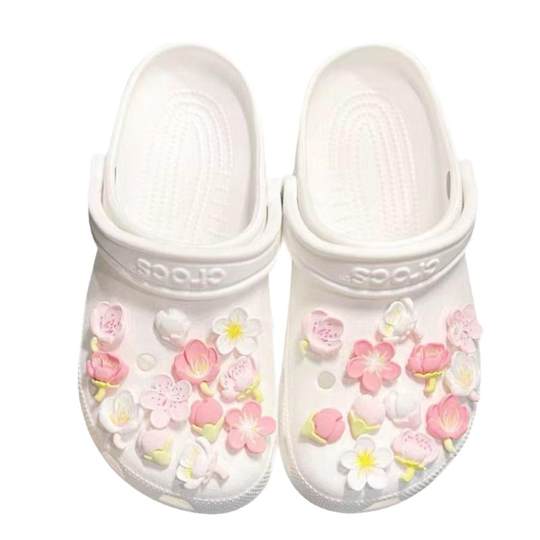 Sakura Series DIY Crocs Accessories - Decorative Buckle Resin for ...