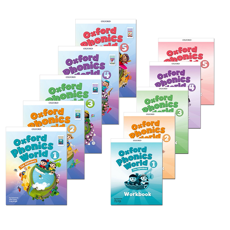 OPW Textbook New Edition: Oxford Phonics World, Levels 1-5, Student ...