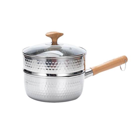 Kanda Japanese Snow Pan Stainless Steel Milk Pot - Cooking Noodles & Soup