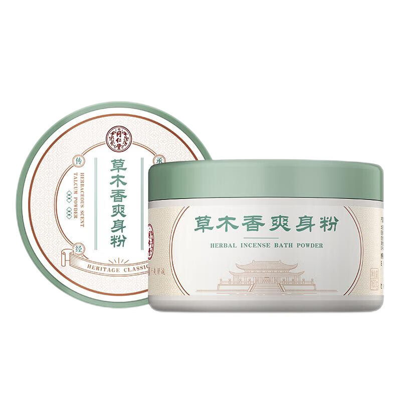 Tongrentang Talc Powder - Cooling Body Powder for Men & Women