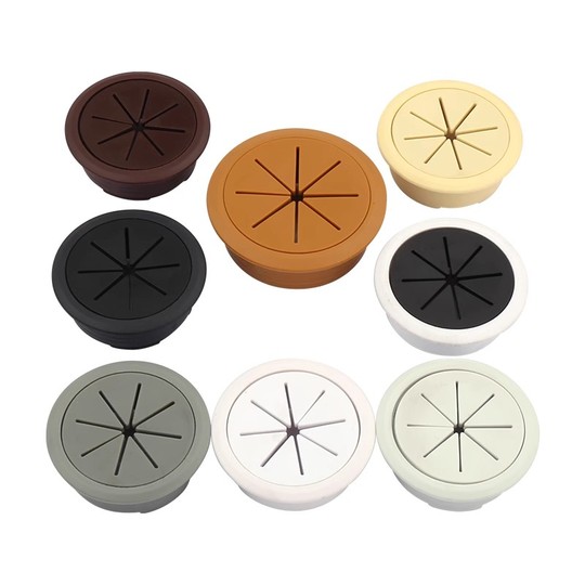 Desk Cable Management Cover - Wire Hole Ring Cover for Office Desk