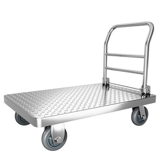 Steel Plate Trolley Cargo Trolley Express Delivery Truck - Home Office ...