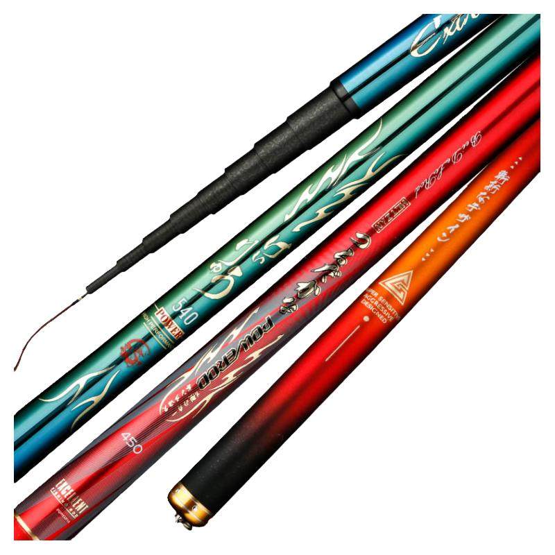 Short Section Stream Fishing Rod - Ultra-Light Carbon Carp Rod with ...