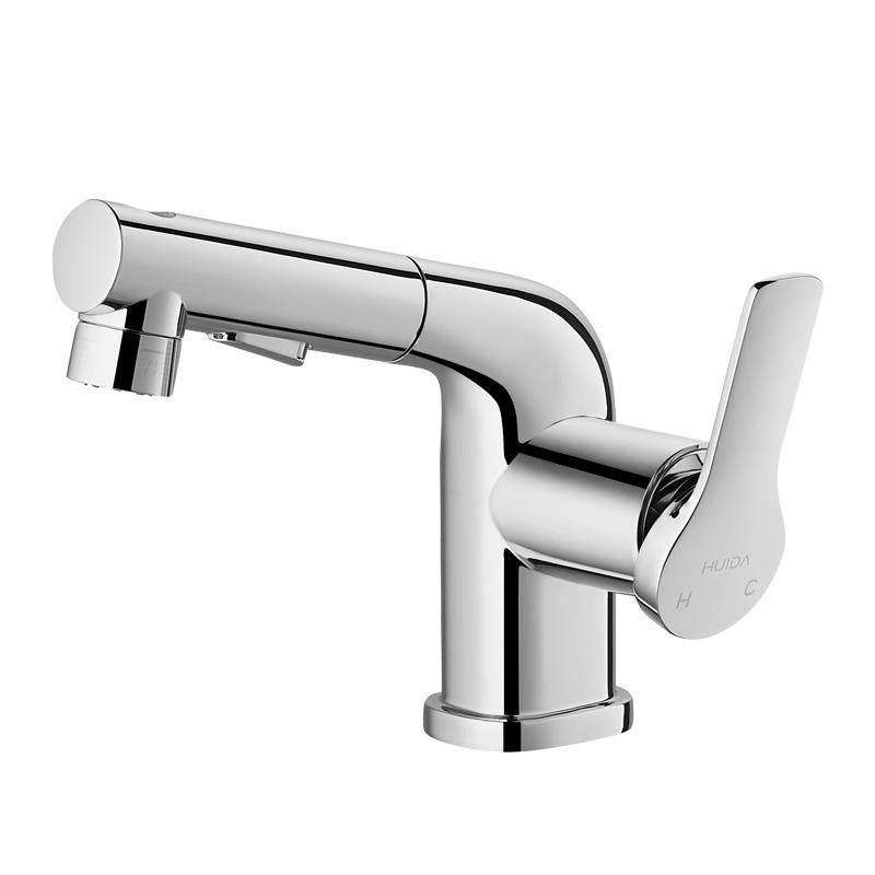 Huida 5505 Basin Pull-Out Faucet - Hot and Cold Water Bubble Shower ...