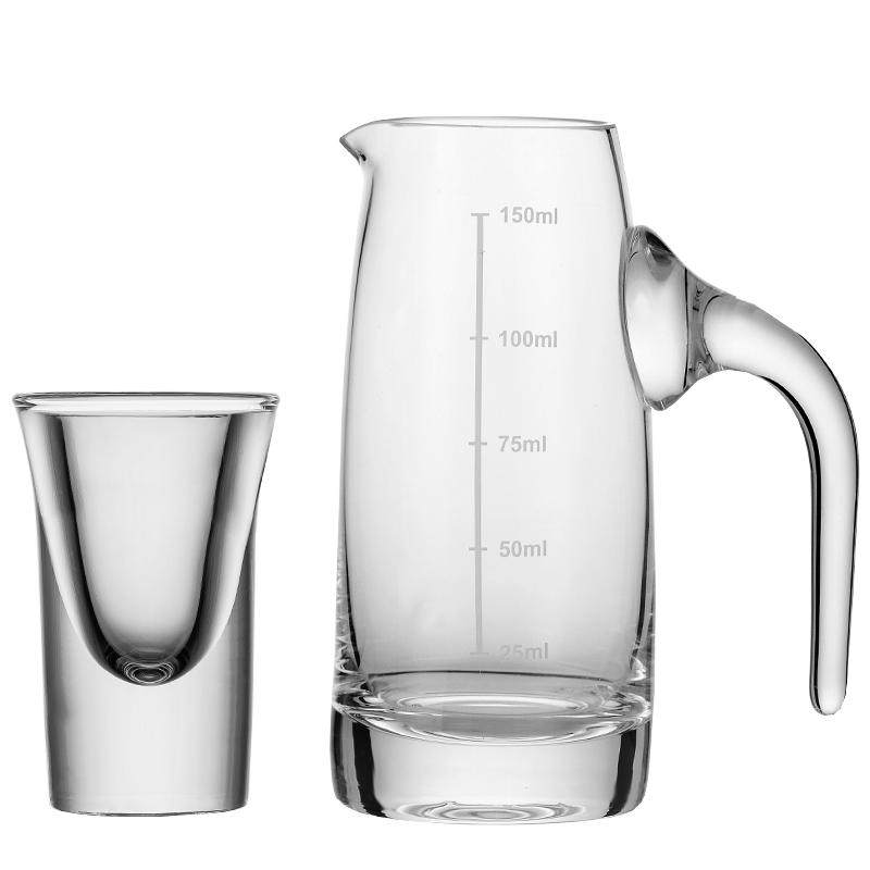 Liquor Dispenser Set with Scale for Restaurants and Household Use - Red ...