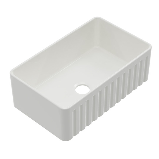 American Front Semi-Embedded Basin Open Kitchen Ceramic Sink Vegetable ...