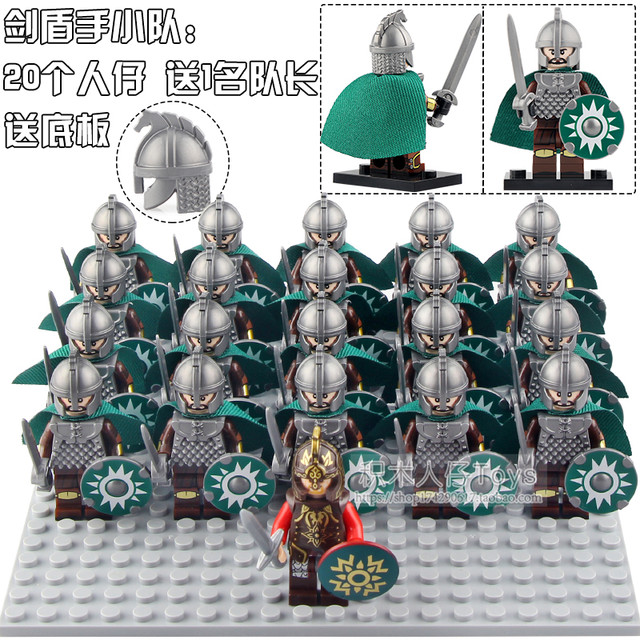 Compatible with domestic third-party building block figures, medieval ...