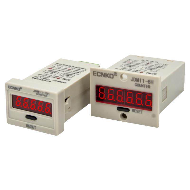 Digital Display Counter JDM11-6H/5H Industrial Punch Electronic Accumulator 220V with Power ...
