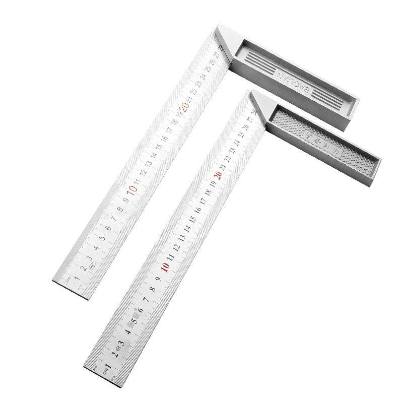 Stainless Steel Square Ruler 90 Degree Measuring Tool
