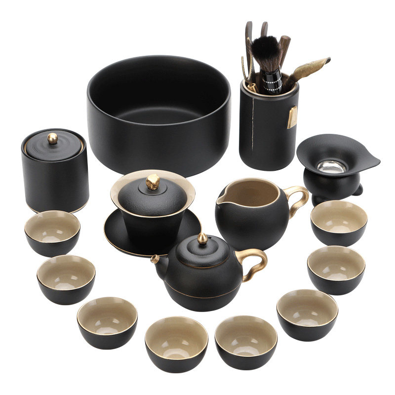 Tao Mingtang Kung Fu Tea Set Light Luxury for Office, Living Room, Tea ...