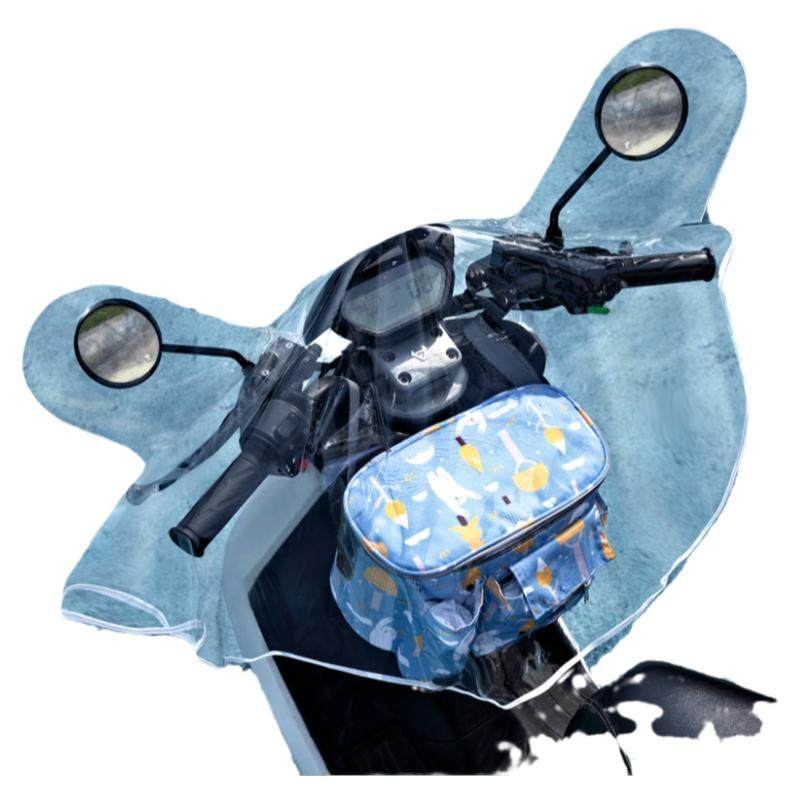 Parasol y Cubierta de Lluvia para Parabrisas de Motocicleta Eléctrica ...