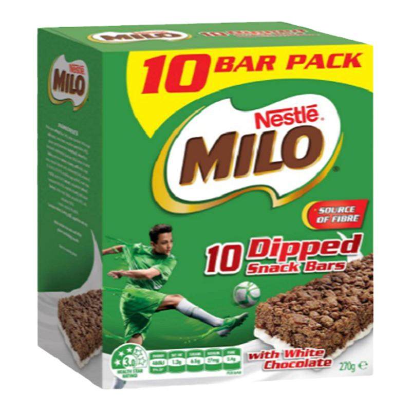 Nestle Milo Bars - 통밀 시리얼 에너지 바 270g - 호주산