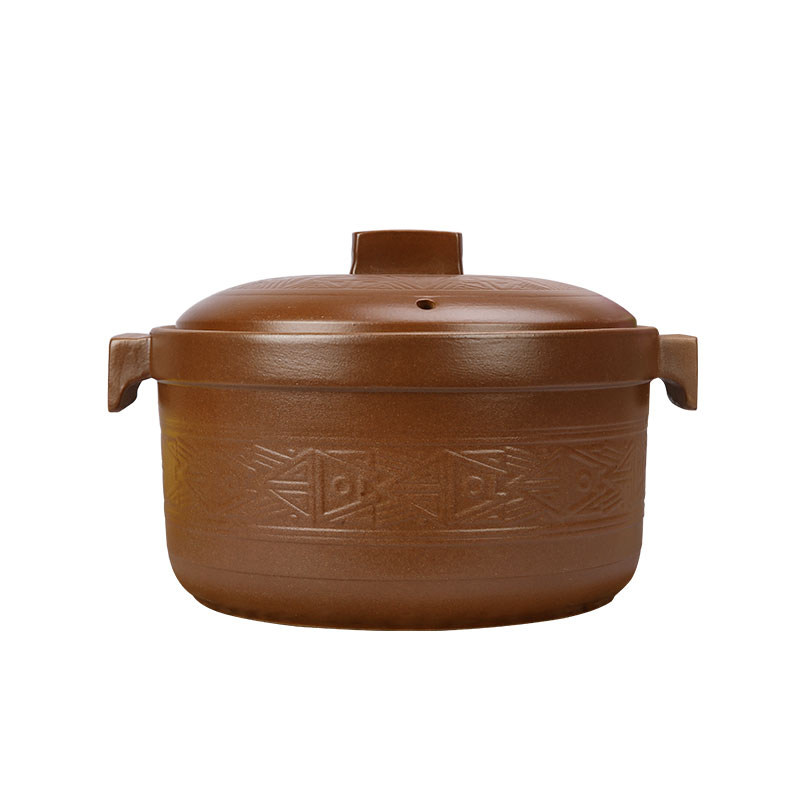 Yishou Pingding Sparkling Fish Pot - Ceramic Casserole with Lid