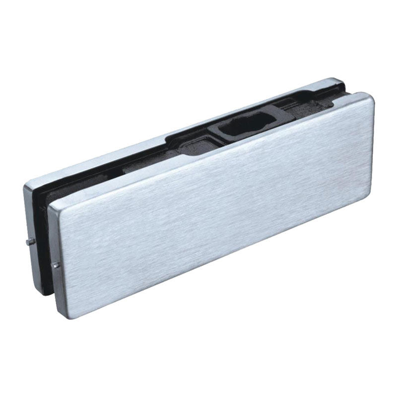 Crown PFC010 Lower Clip - 12-15mm Stainless Steel Glass Door Clip