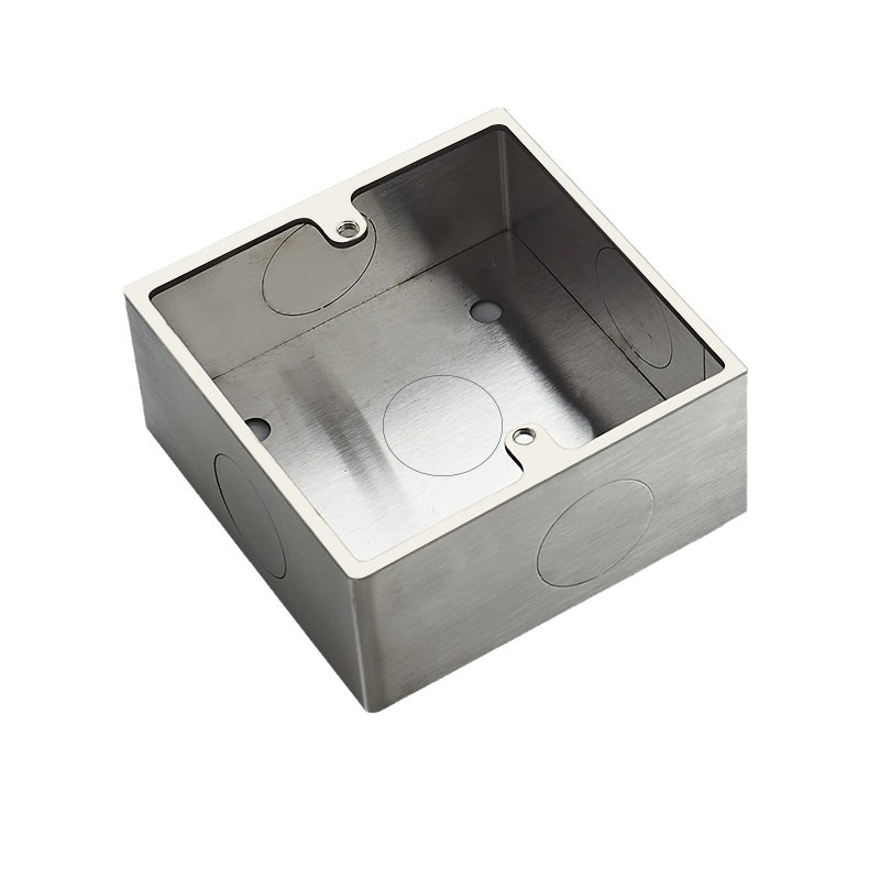 Type 86 Stainless Steel Switch Socket Box | Universal Wall Panel Dark Box