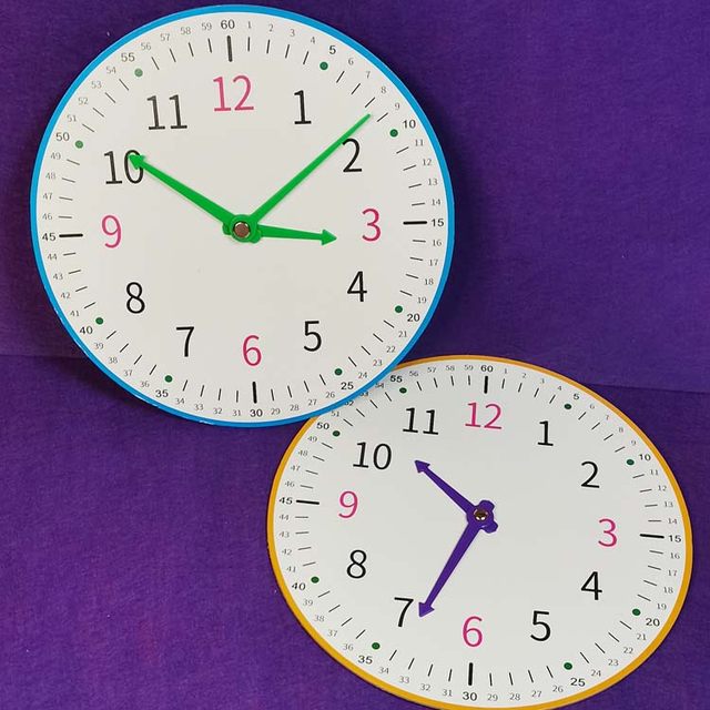 Mathematics teacher recommends the first grade to learn about clocks ...