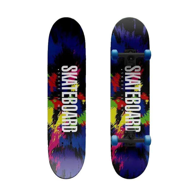 Skateboard Children Beginners 3-6 Four-Wheeled Girls Boys 6-12 Years ...
