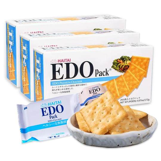 Edo pack biscuits originaux 172 g soda crisp snacks snacks de célébrités d'internet emballés ...