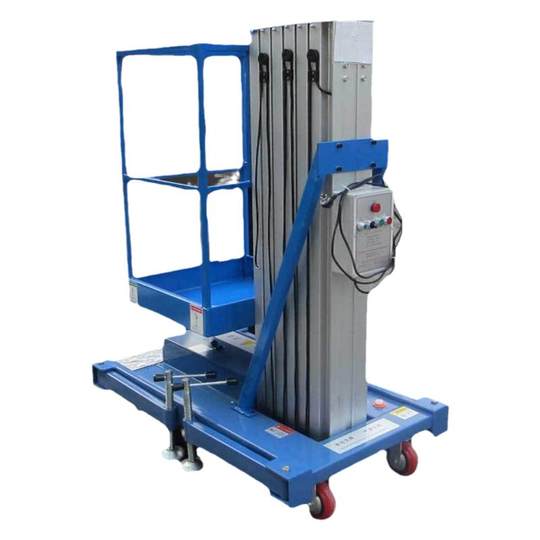Aluminum Alloy Lift Single Column Mobile Lift Freight Elevator Electro ...