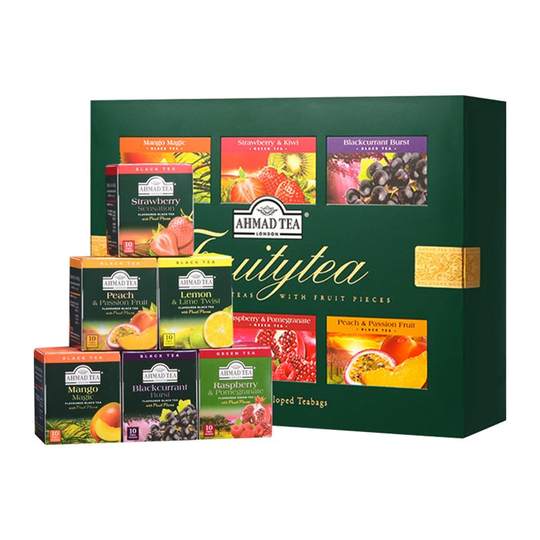 British Ahmad Tea Yaman Imported Tea Gift Box - 6 Types of Fruit ...