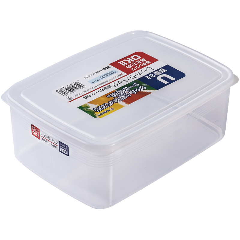 Inomata Japanese Food Storage Box - Freshness Keeper for Fridge & Freezer