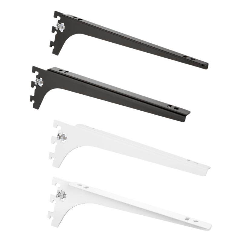Thickened AA Column Support - Black & White Laminate Bookshelf Bracket