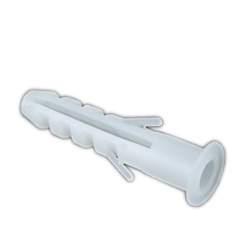 White Plastic Expansion Tube Rubber Plug - 6mm, 8mm, 10mm, 12mm - 1000 ...