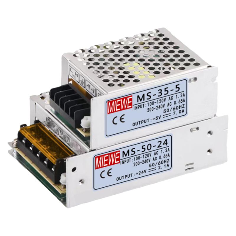 Ms-35-24v5a10a transformateur cc led alimentation à découpage 1.5alrs-35w12v3a5v7a36v alimentation