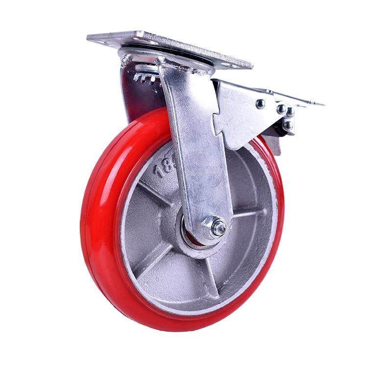 Double Bell Universal Wheel Heavy-Duty 1 Ton Industrial Caster Cast ...